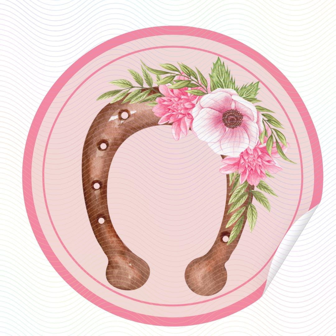 Cowgirl Birthday Party Favors, DIY, Printable Stickers, Country Themed ...