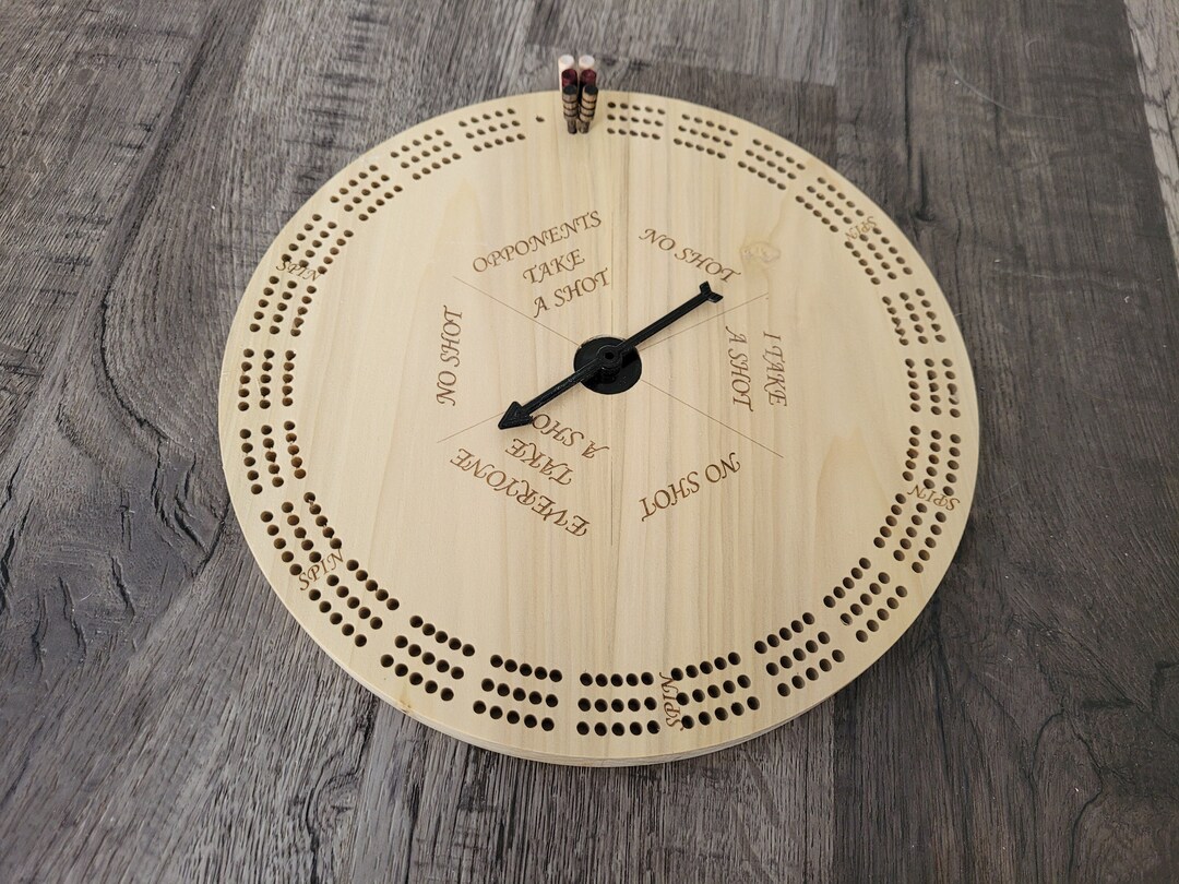 Cribbage SHOT Edition, .svg .pdf .png .dxf CNC Laser File - Etsy