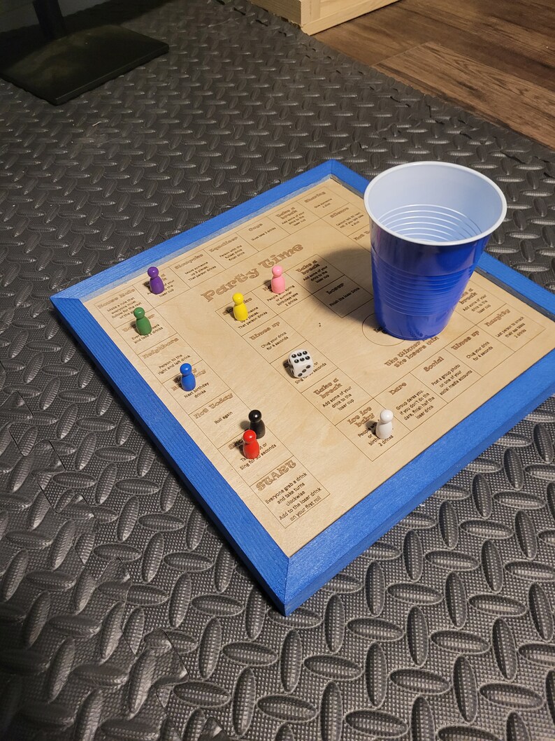 Partytime Game, .svg .pdf .png .dxf CNC Laser File - Etsy Canada