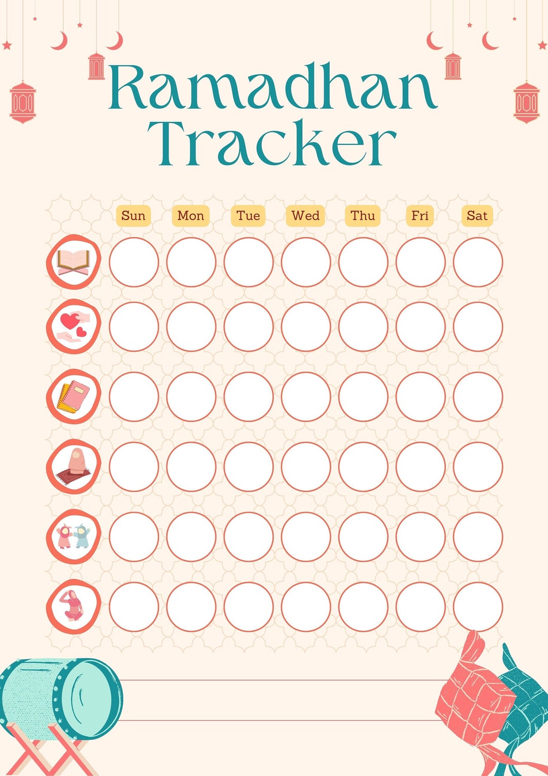 Ramadan Tracker - Etsy