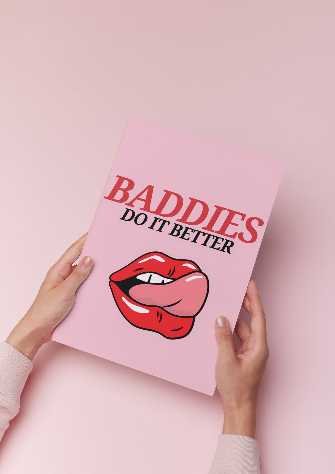 BADDIES Do It Better Poster for Baddies - Digital Print - Retro - Lips ...