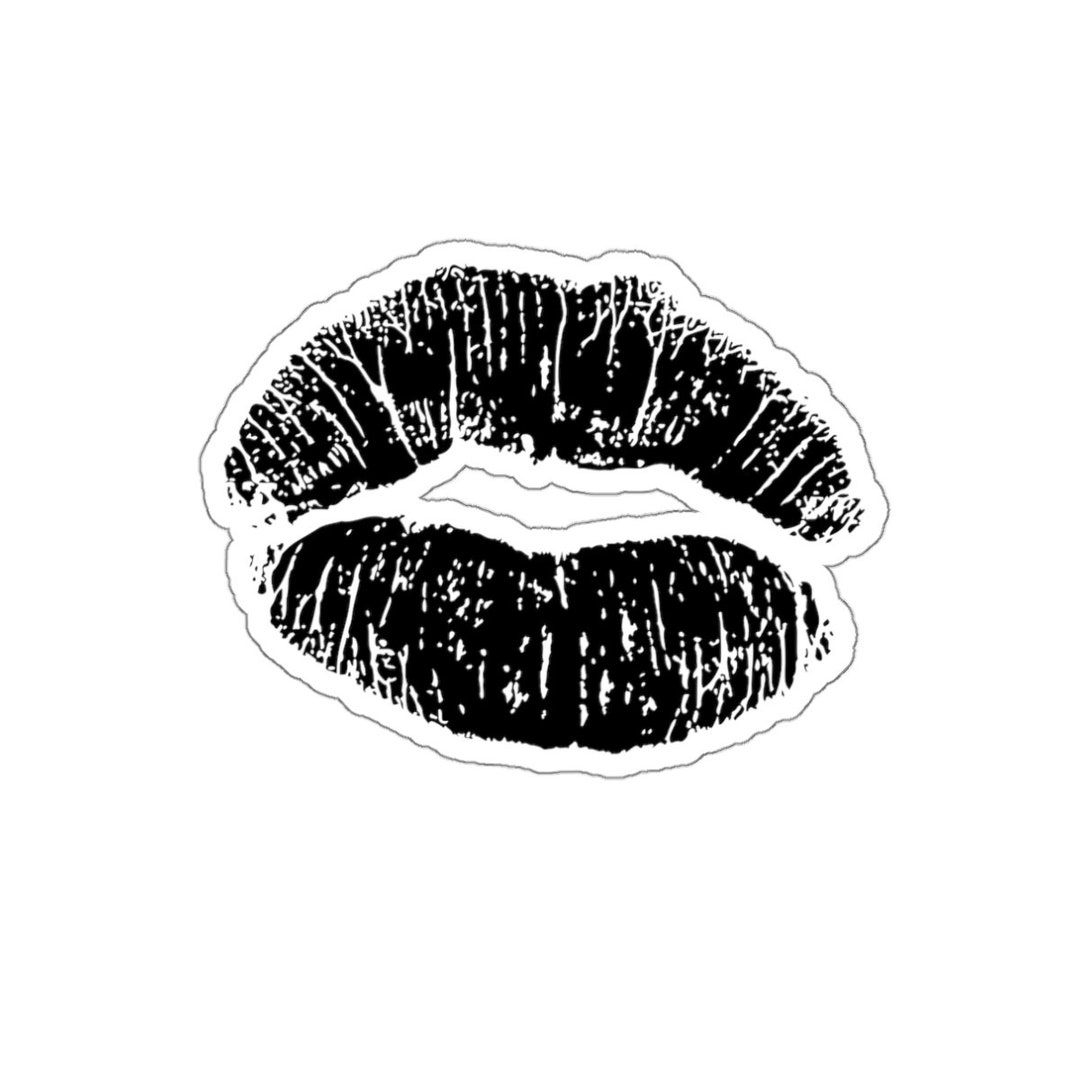 Black Lips Sticker for Baddies - Vinyl - Juicy - Vinyl Sticker - Baddie ...