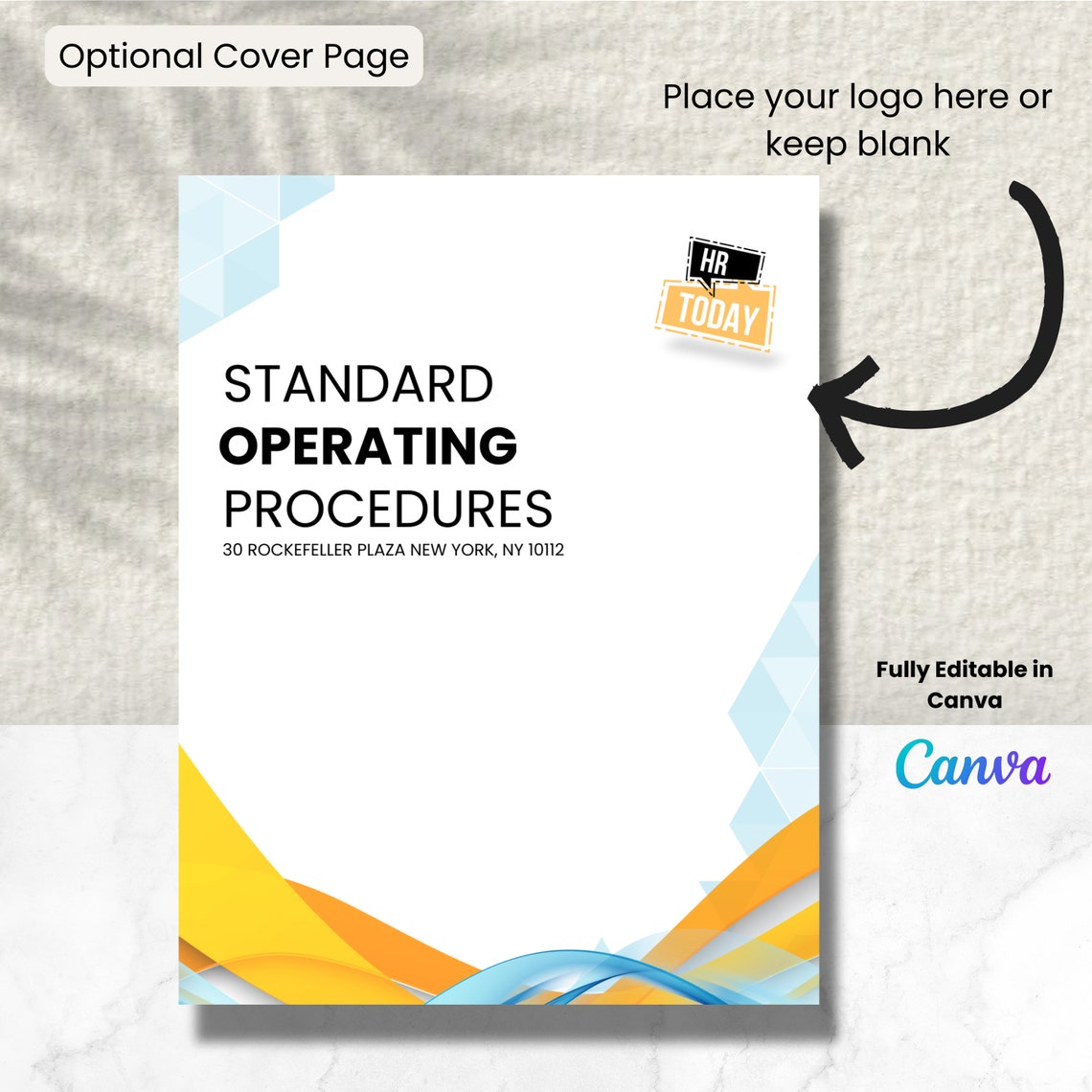 Standard Operating Procedure Form/template | Word and Google Docs ...