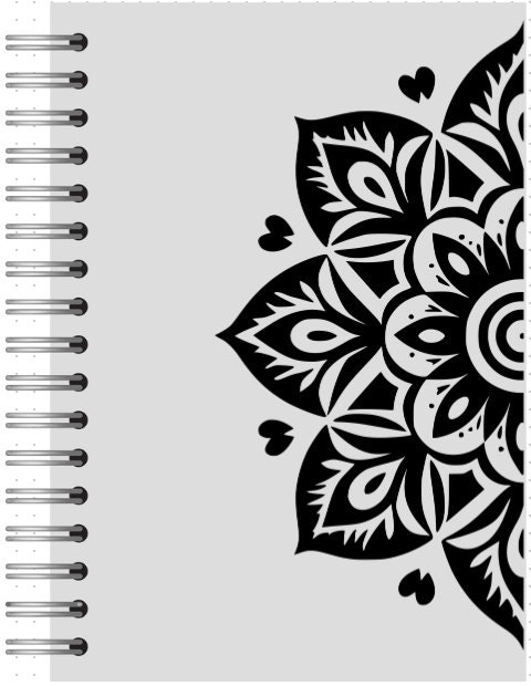 Half Mandala SVG/PNG - Etsy