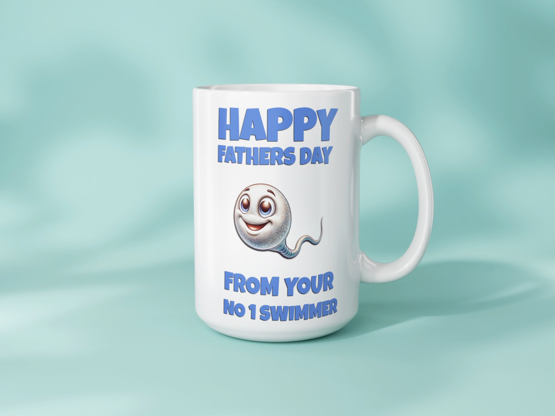 Funny Fathers Day Mug Design, Happy Fathers Day Mug Wrap for 11oz and ...