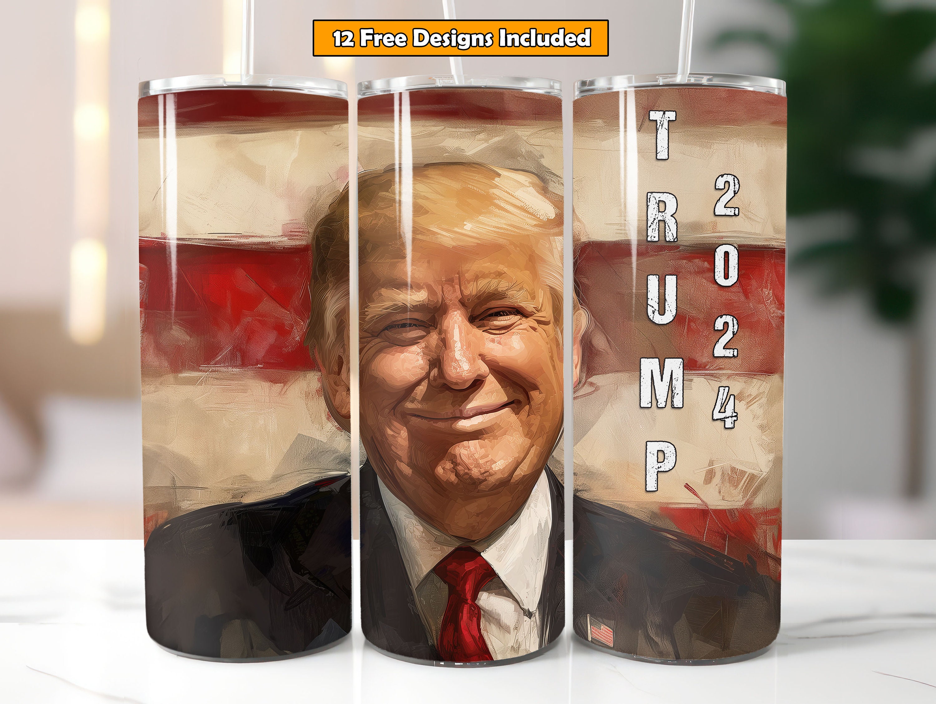 Donald Trump 2024 Tumbler Design for 20oz Tumbler US Election 2024 ...