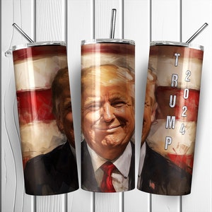 Donald Trump 2024 Tumbler Design for 20oz Tumbler US Election 2024 ...