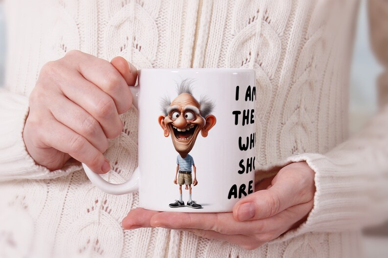 Funny Mens Mug Sublimation Design, 11oz and 15oz Mug Wrap for Men ...