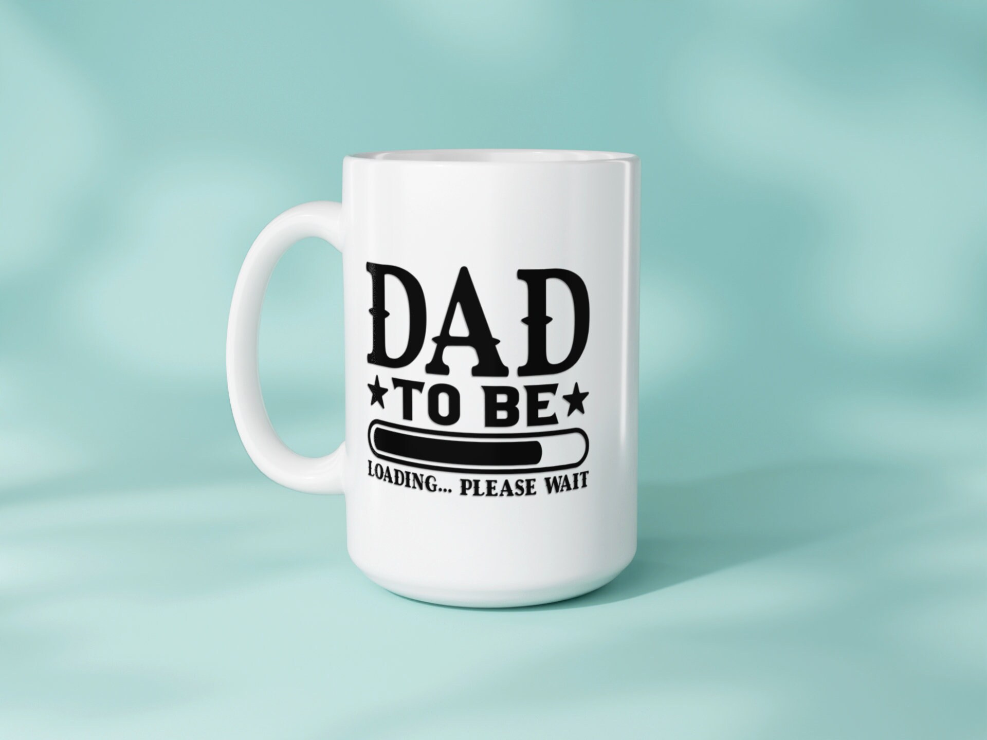 Dad to Be Photo Mug Sublimation Design, 11oz and 15oz Mug Wrap, Add Own ...