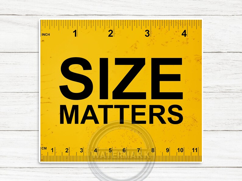 Size Matters Funny Tumbler Wrap Sublimation Design for 20oz Tumbler ...