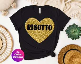I Love Heart Risotto Quality Cotton Printed T Shirt - Etsy