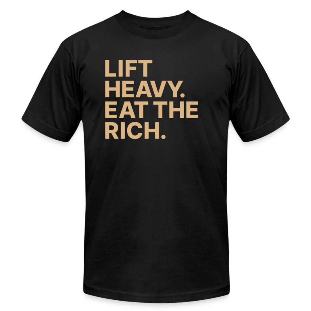 Lift Heavy Eat the Rich Tee - Etsy