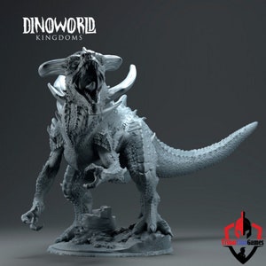 Dragon Rex Kaiju | Dinoworld Dragons | Fantasy 3D Printed RPG Miniatures - Etsy