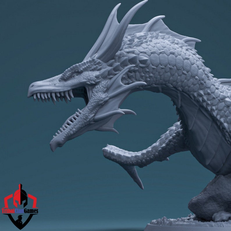Dragon Crono Kaiju | Dinoworld Dragons | Fantasy 3D Printed RPG Miniatures - Etsy