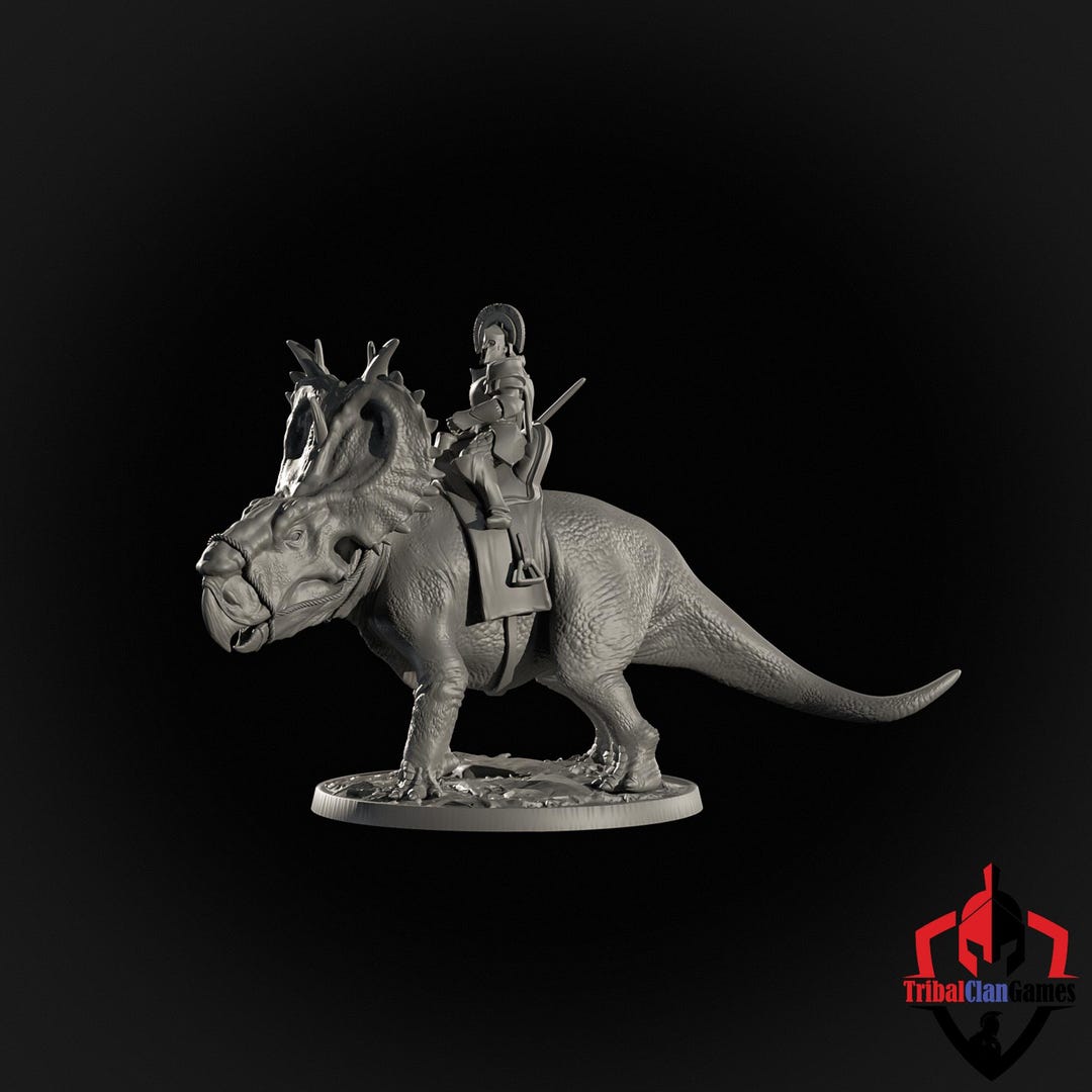 Pachyrhinosaurus Mount Rider | Dinoworld Kingdoms 4 | Fantasy 3D ...