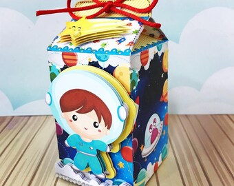 Under the Sea Party Favor Digital Box Treasure Box Deep Ocean Party ...