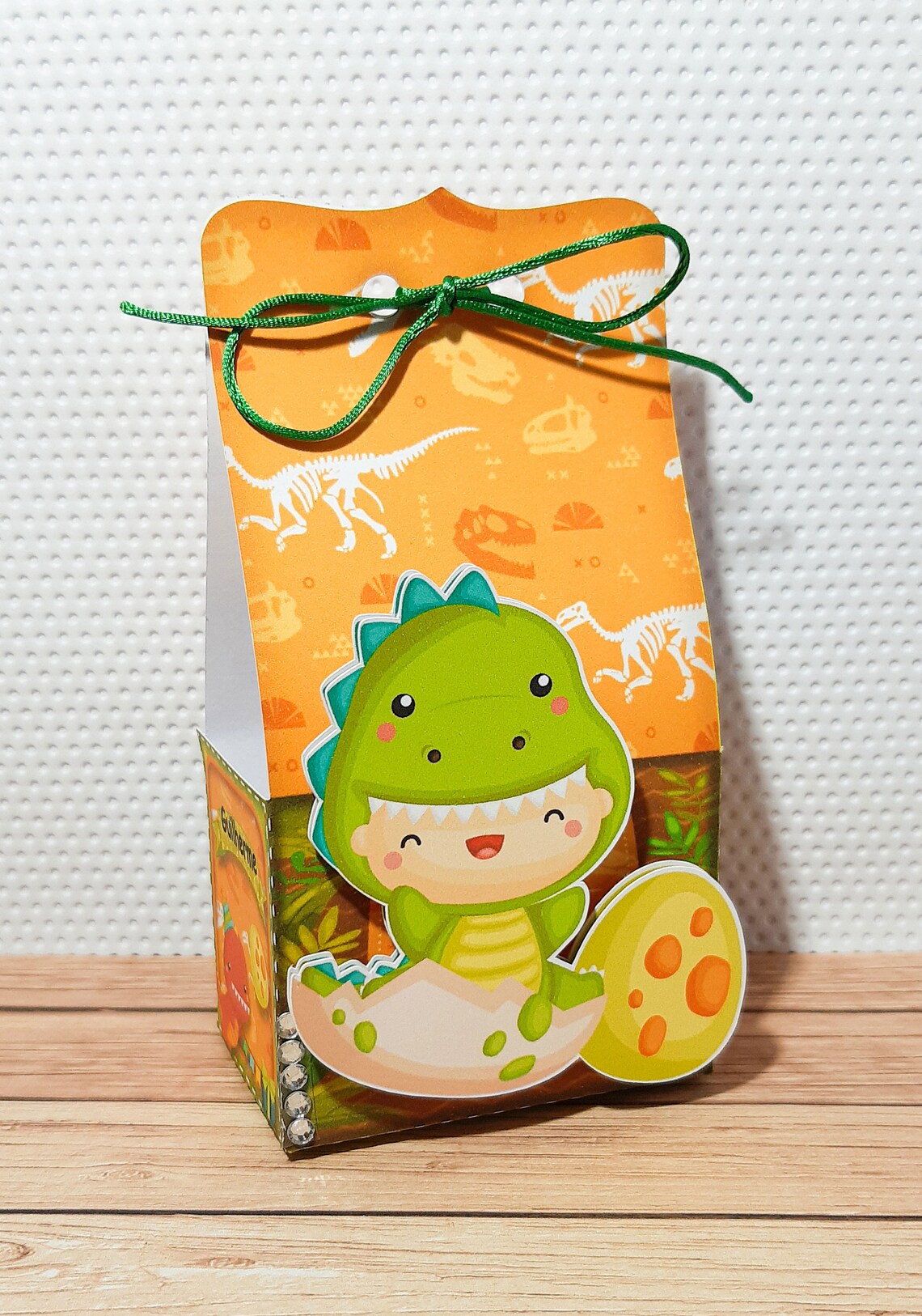 Baby Dino Party Favor Digital Box | Dinosaur Party Box | Cute Baby Dino ...