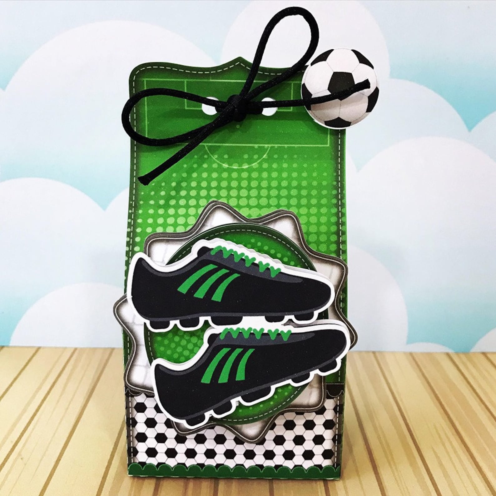 Soccer Birthday Party Favor Digital Box | Soccer Party Box | Soccer ...