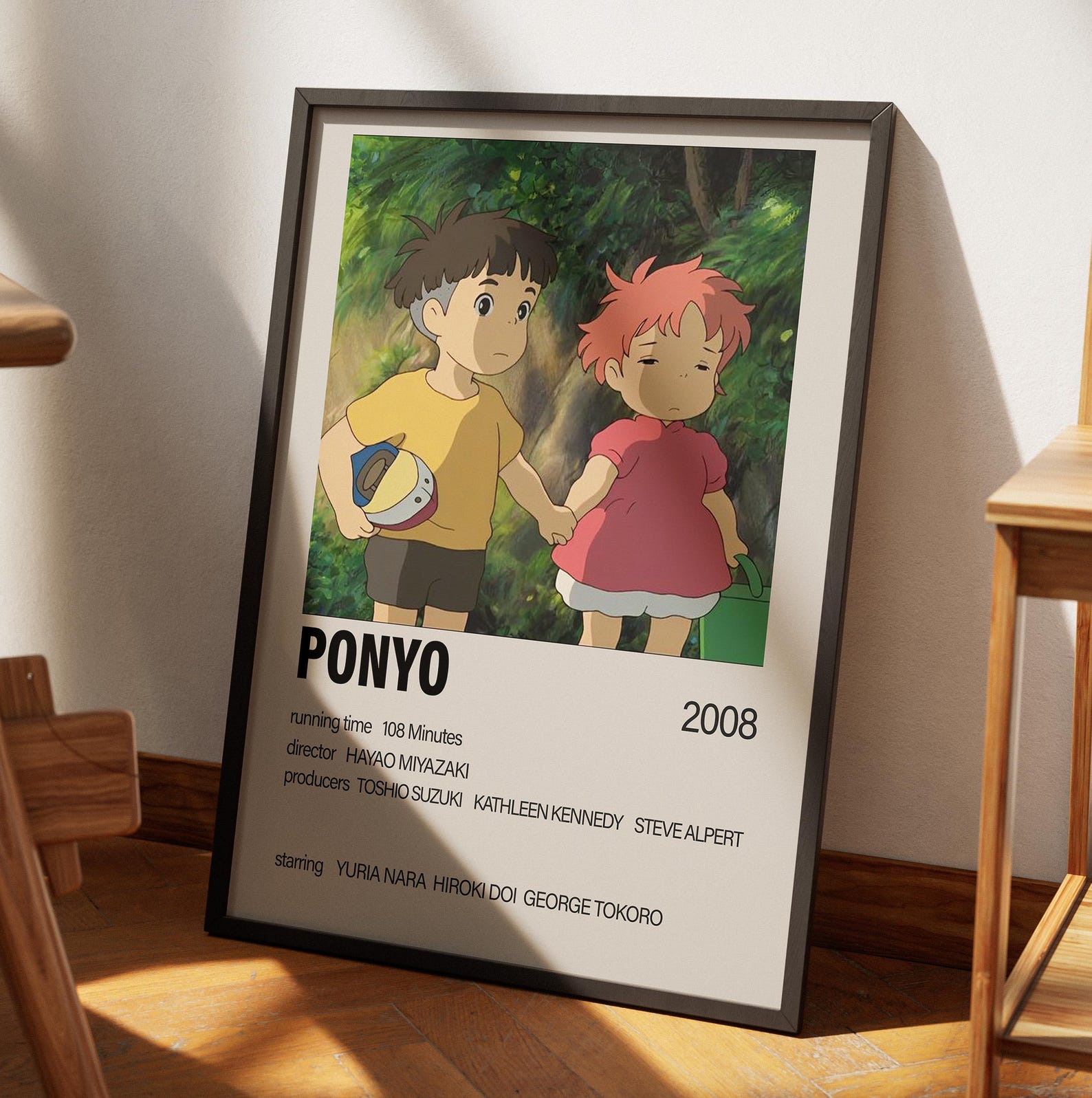 Ponyo Poster, Ponyo Movie Poster, Studio Ghibli Poster, Aesthetic ...