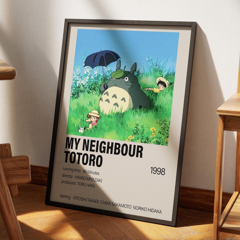 Totoro Poster - Etsy UK
