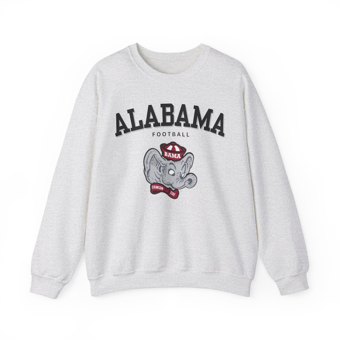 University of Alabama Big Al Sweatshirt, Roll Tide Football Crewneck - Etsy