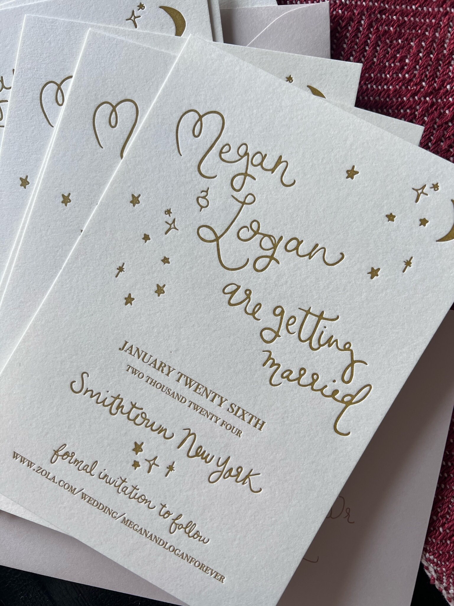 Celestial Wedding Save the Date: Stars & Moon Template (digital ...