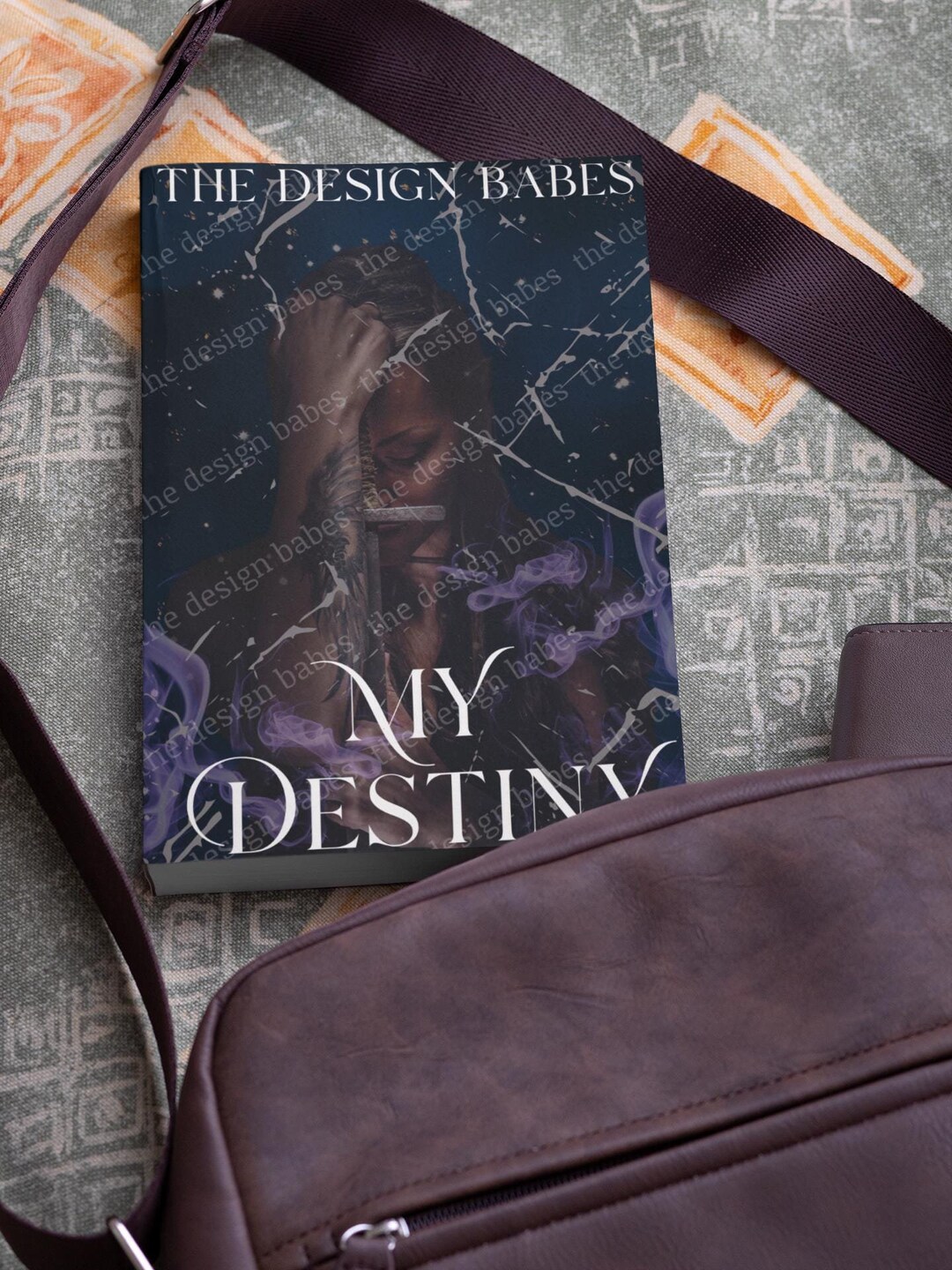 Ready-made Book Cover Art- My Destiny, Fantasy, Purple, Woman and Sword ...