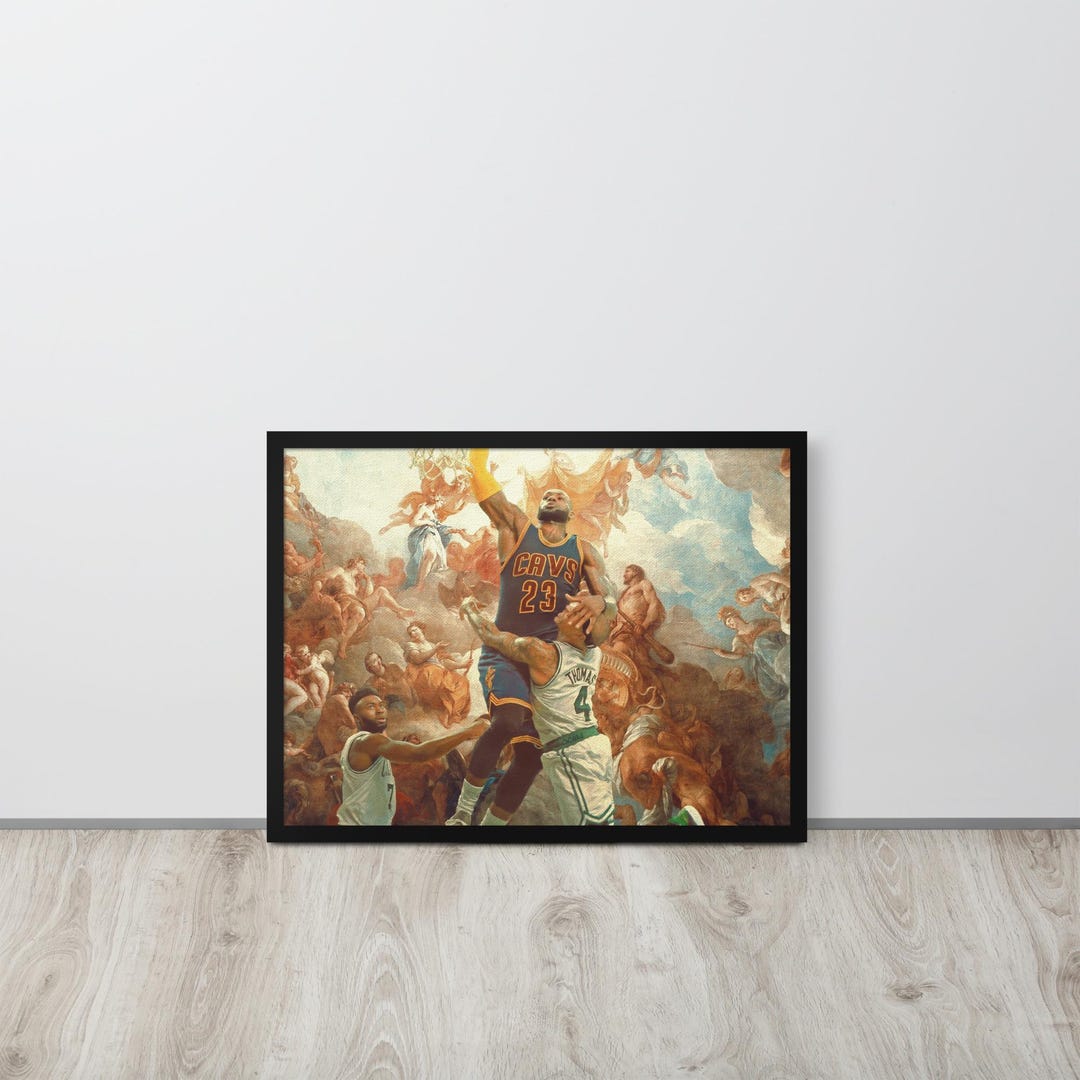 Lebron James: Holy Grail Framed Poster - Etsy