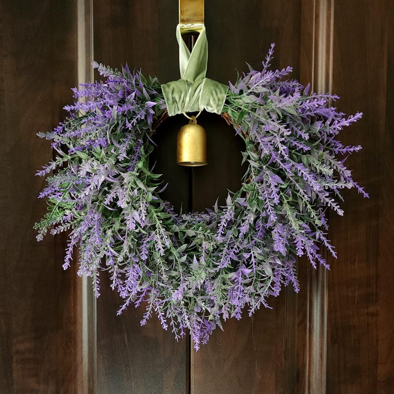Lavender Wreath - Etsy