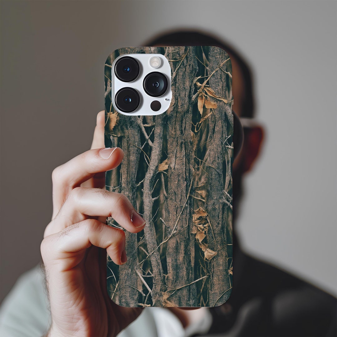 Realistic Tree Camo Phone Casing Hunting Gift, Nature Woods Camouflage ...