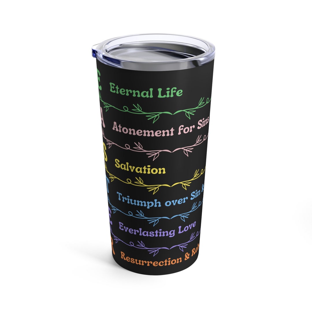 Easter Tumbler 20oz Christian Themed 2024, Religious Easter Acronym ...