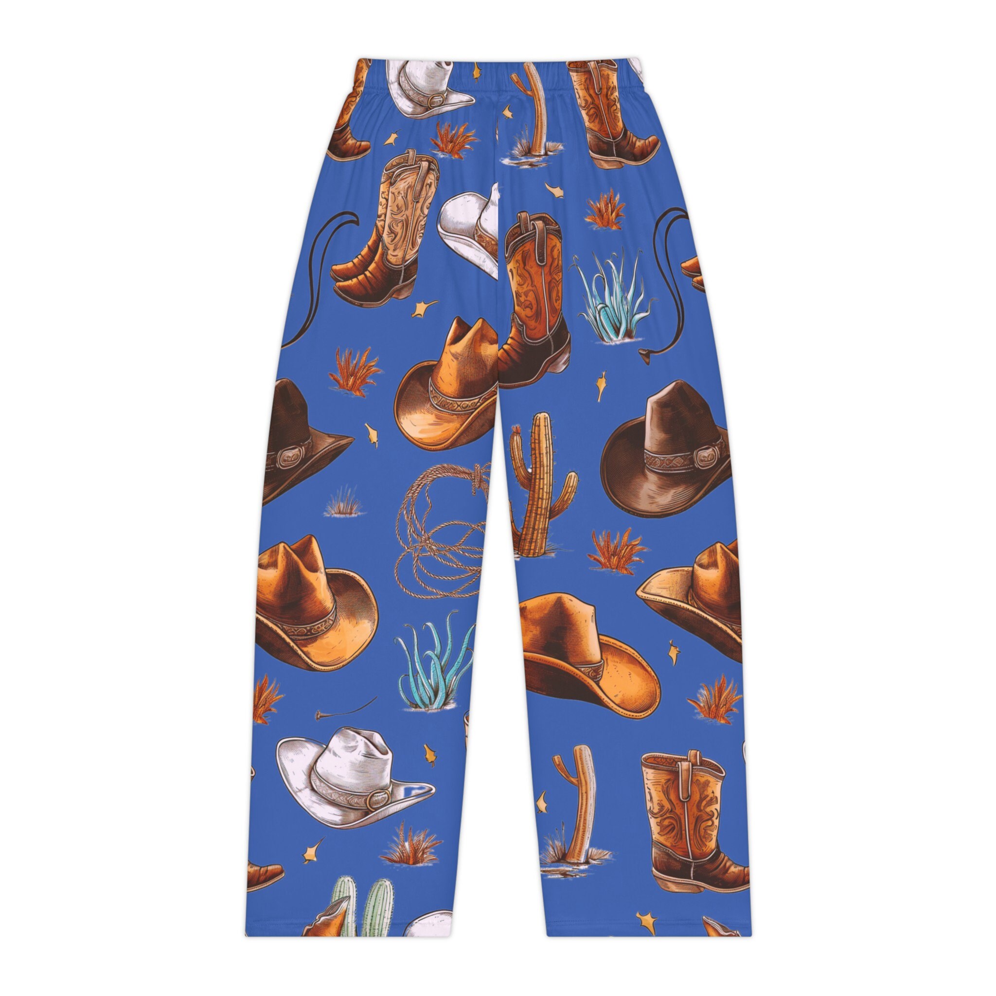 Vintage Western Women's Pajama Pants, Cowboy Boots and Cowboy Hats ...