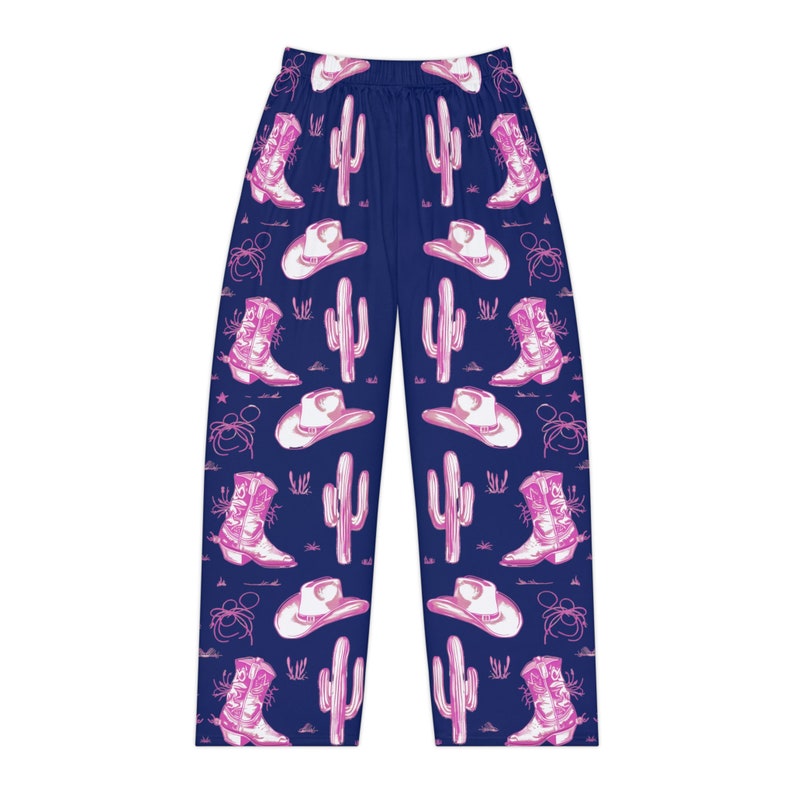 Vintage Pink Cowgirl Western Themed Womens Pjs, Cowboy Hat and Cowboy ...