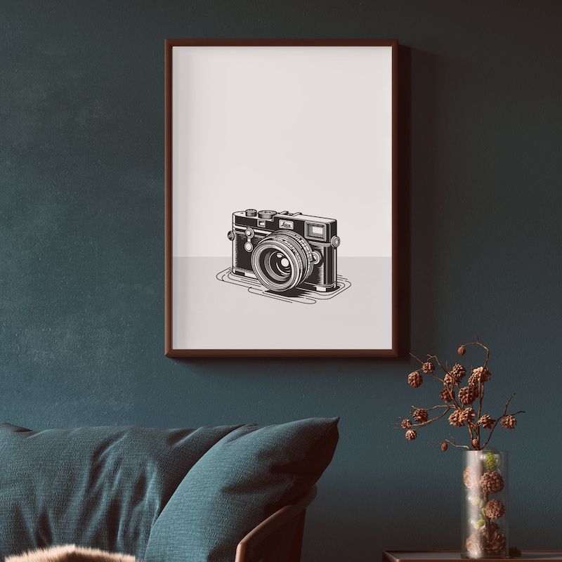 Vintage Camera Print - Etsy