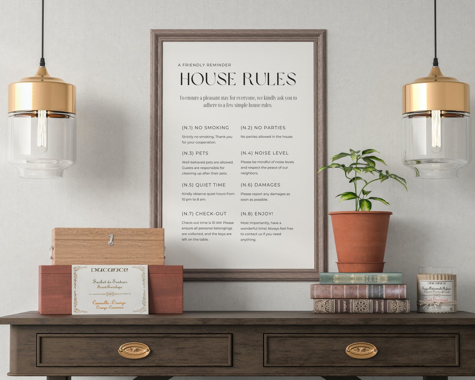 Airbnb House Rules Sign House Rules Poster Vacation Rental Printable ...