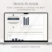 Travel Comparison Template - Excel Instant Download - Compare Your ...