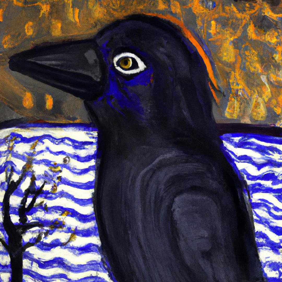 Famous Crows by Famous Artists/painters - Matisse, Picasso, Monet, Van ...