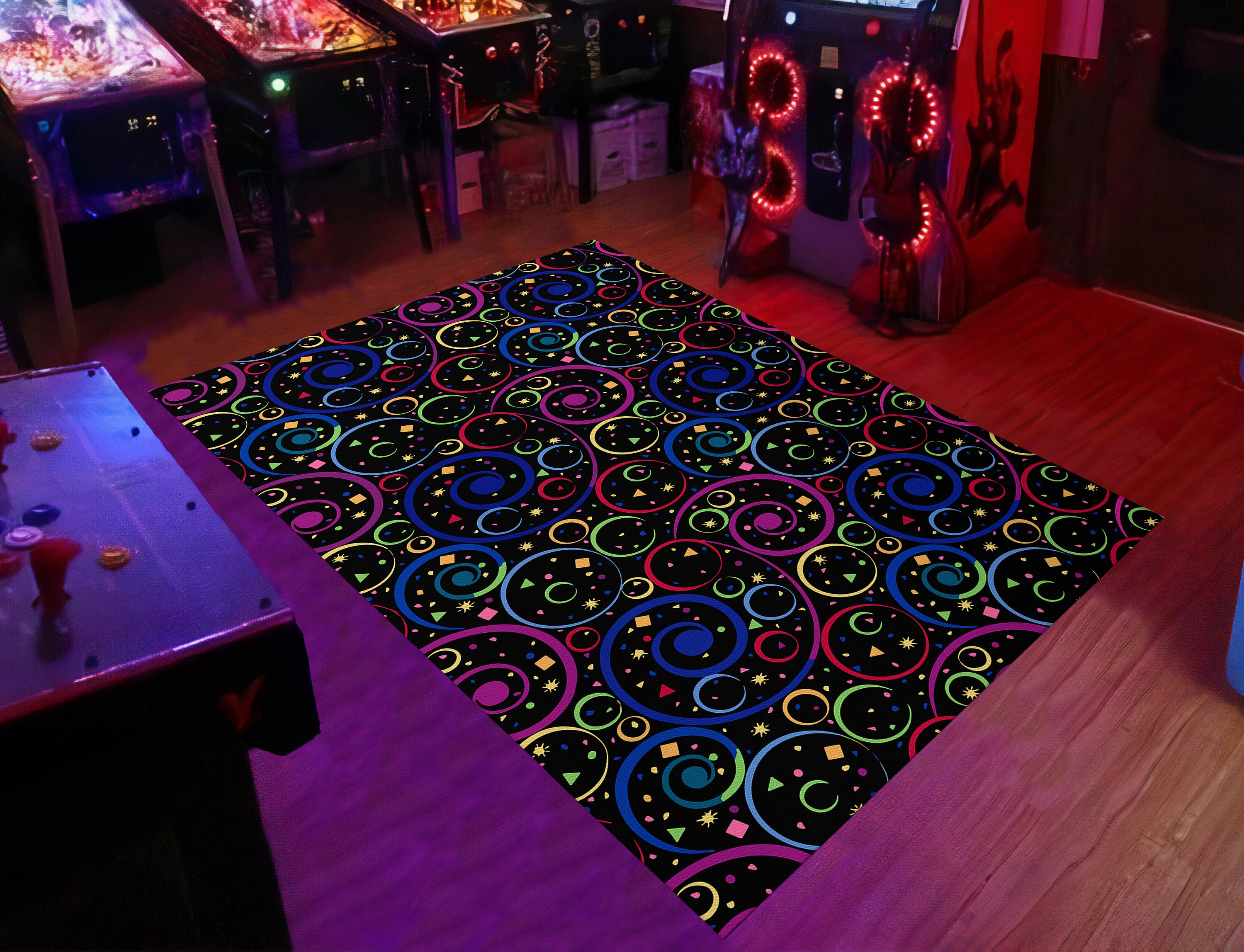 Arcade Rug, Arcade Room Rug, Arcade Room Decor, Arcade Cabinet Rug ...