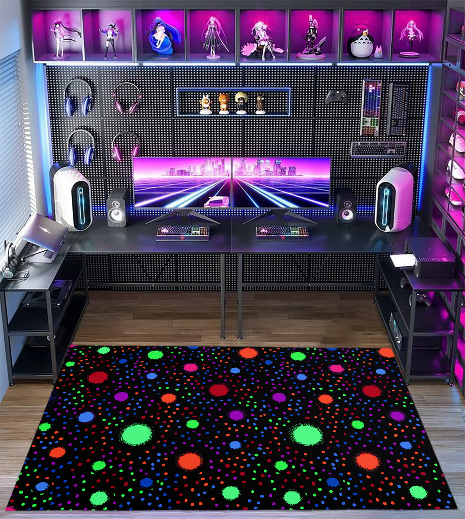 Arcade Rug, Arcade Room Rug, Retro Arcade Rug, Home Arcade Rug, Arcade ...