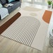 Line Art Rug, Minimalist Rug, Modern Rug, Minimal Art Rug, Home Decor ...