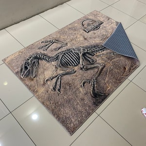 Dinosaur Rug, Fossil Rug, Dinosaur Fossil Rug, Dinosaur Carpet ...