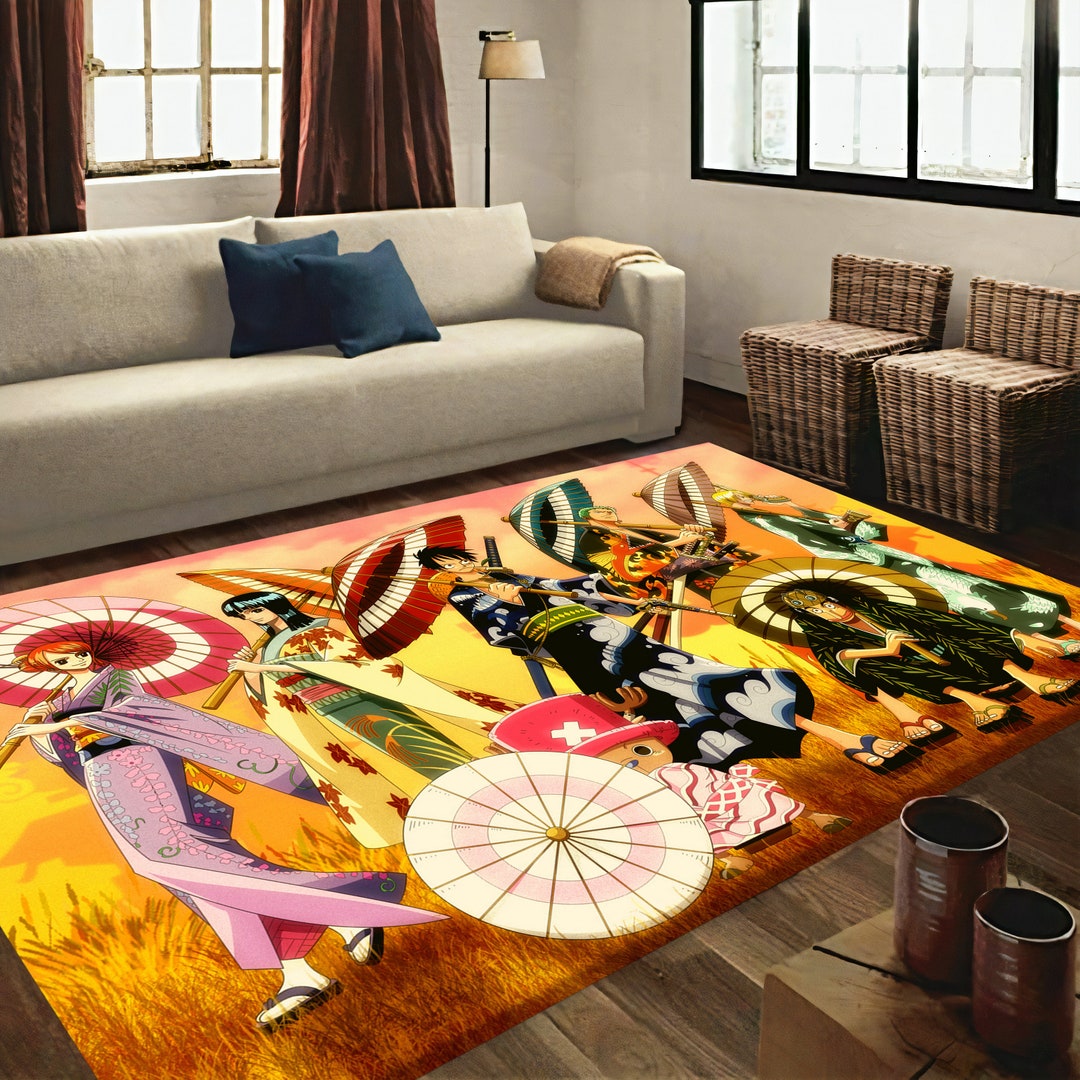 Anime Rug, Anime Carpet, Japanese Rug, Manga Rug, Colorful Area Rug ...