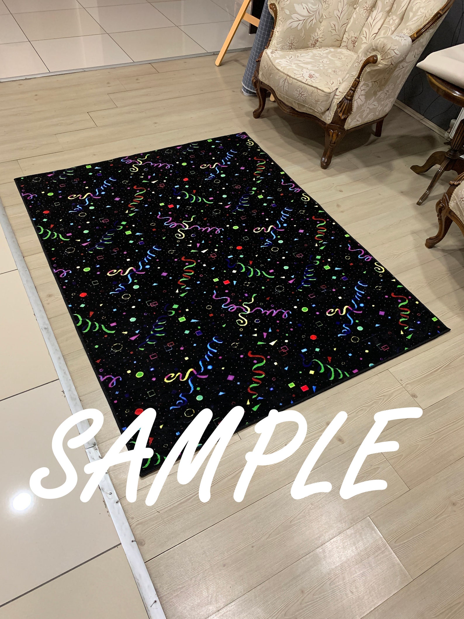 Arcade Rug, Arcade Cabinet Rug, Geometric Shaped Rug, Gamer Rug, Teen ...