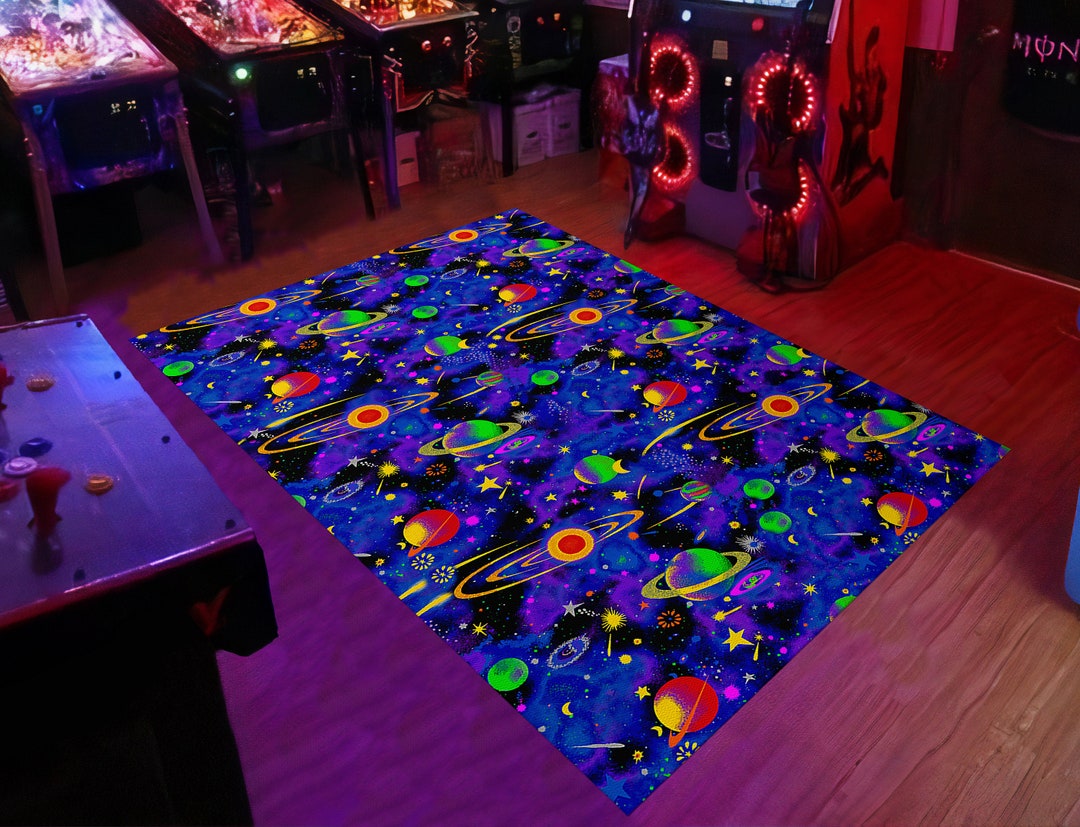 Galaxy Rug, Saturn Rug, Space Rug, Space Art Rug, Sun Rug, Moon Rug ...