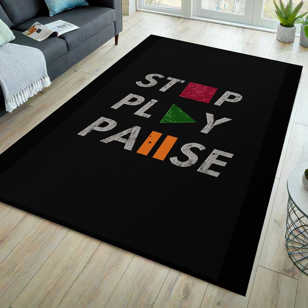 Game Room Rug, Arcade Rug, Gamer Rug, Gift for Gamer, Fun Area Rug ...