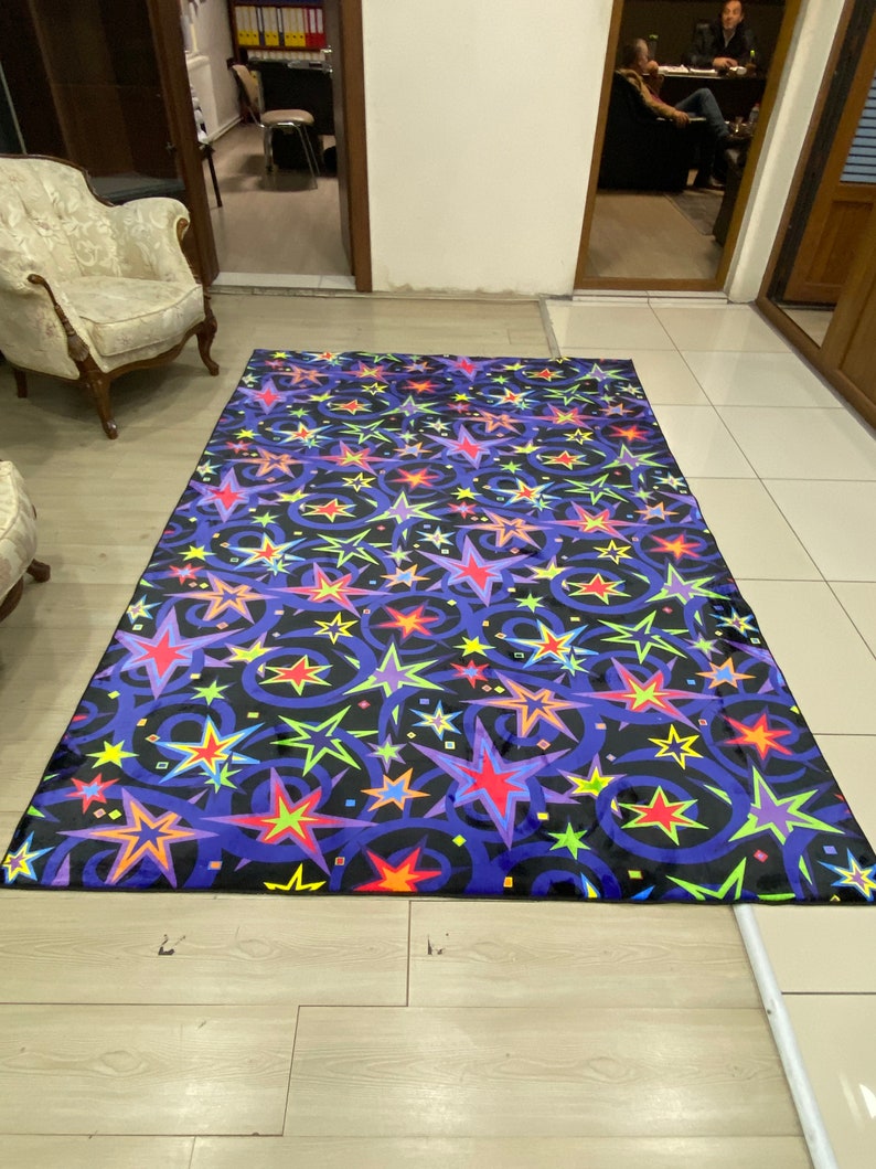 Arcade Rug, Arcade Bar Rug, Star Rug, Arcade Carpet, Arcade Area Rug ...