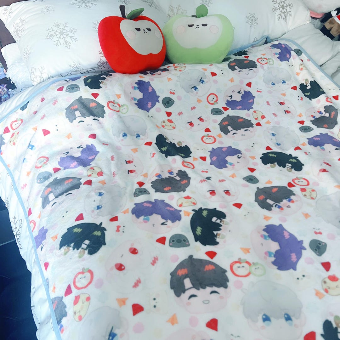 Love and Deepspace Chibis | Soft Throw Blanket - Etsy