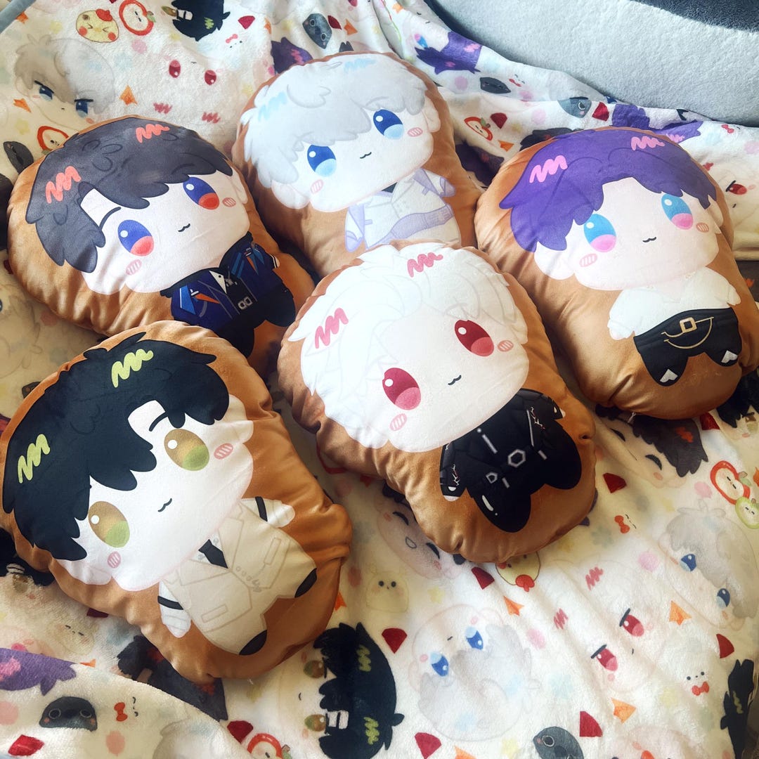Love and Deepspace Chibis | Pookie Cookie Plush Pillows - Etsy