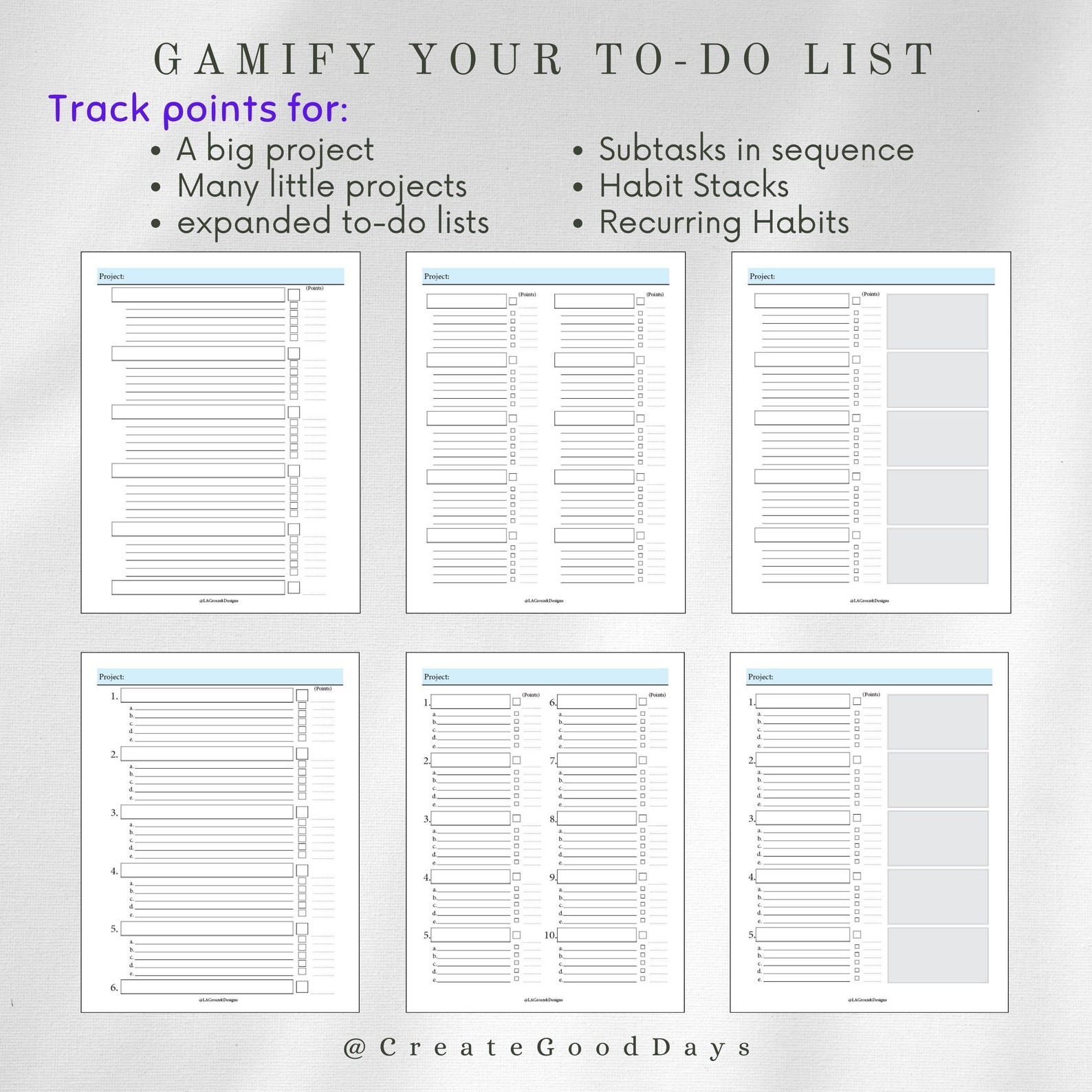Gamify Your To-do List, Motivating Fun Rewards, Productivity Tracker ...