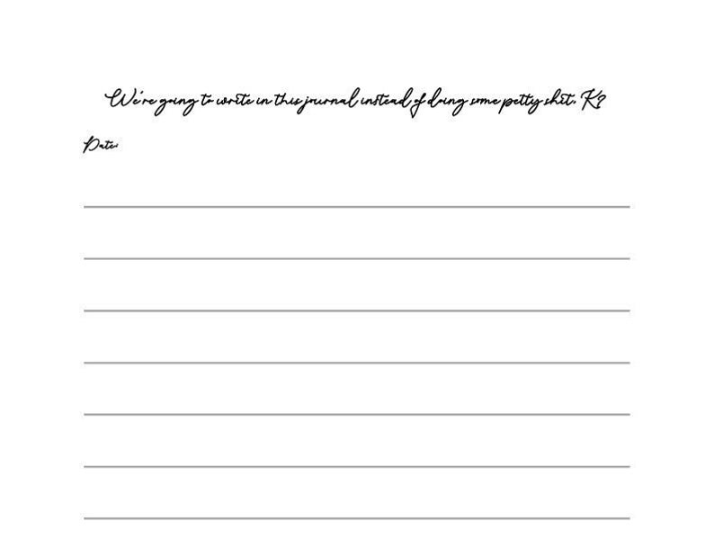 Blank Printable Journal, - Etsy